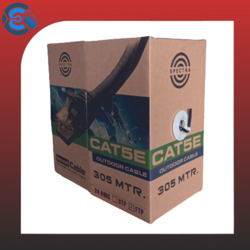 Jual KABEL LAN SPECTRA CAT 5 1 roll (305m) | Shopee Indonesia