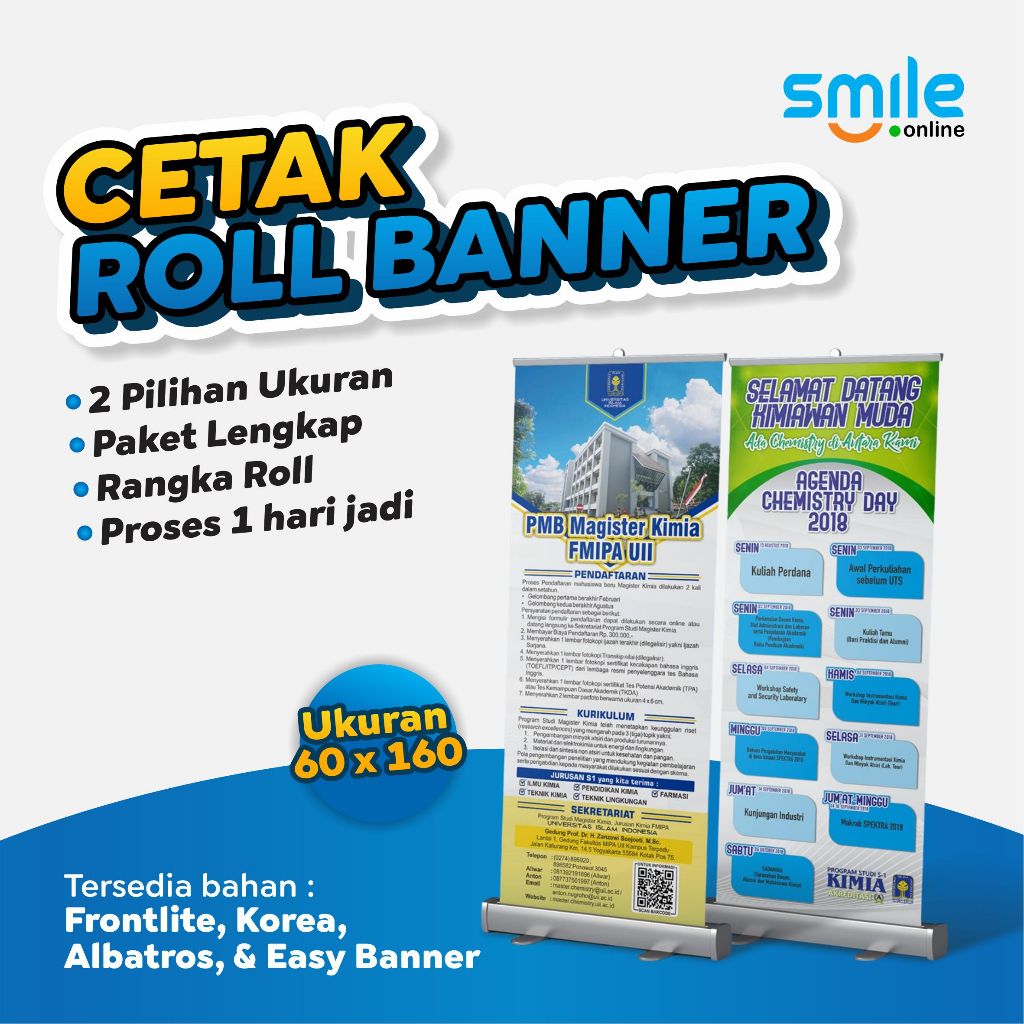 Jual CETAK ROLL BANNER 60 X 160 & 85 X 200 BERKUALITAS PACKING BUBBLE WRAP | Shopee Indonesia