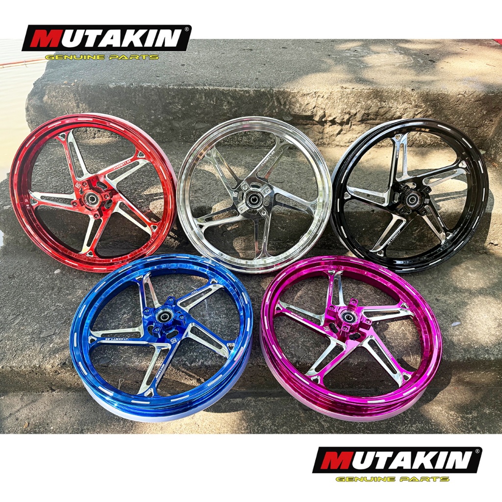 Jual MUTAKIN j501 ring 14 CNC velg racing velk nouvo fino 115 mio ...