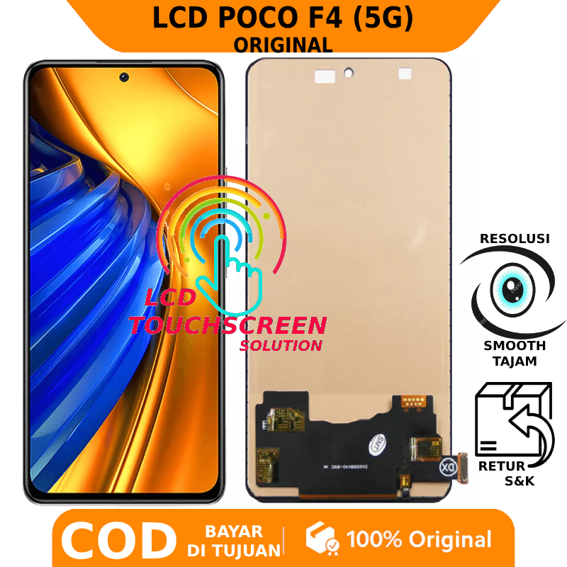 Jual LCD TOUCHSCREEN POCO F4 (5G) ORIGINAL FULLSET GARANSI FREE LEM ...