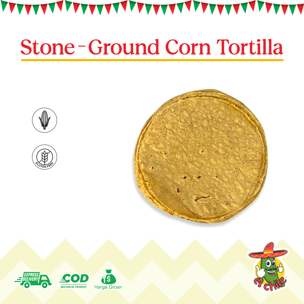 Jual EL CHILE FROZEN CORN STONE - GROUND CORN TORTILLA ( kulit nachos ...