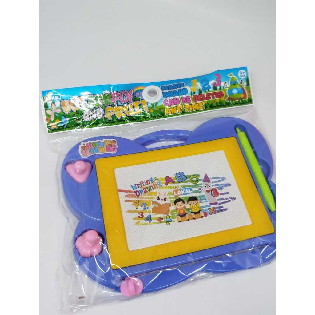 Jual MAINAN PAPAN TULIS ANAK DAN MENULIS MAGIC BOARD KUPU-KUPU LKL017 ...
