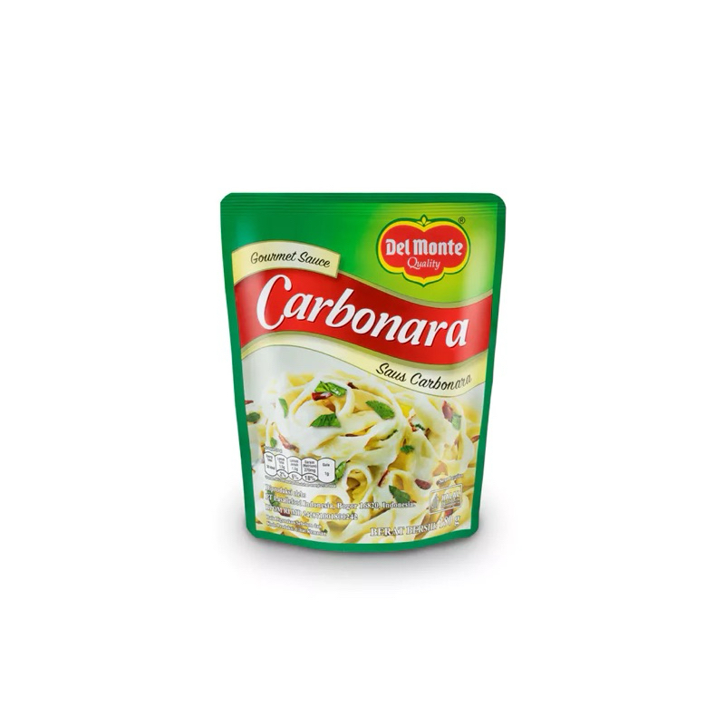 Jual DEL MONTE CARBONARA SAUCE 180 GR DELMONTE SAUS CARBONARA MUSHROOM ...