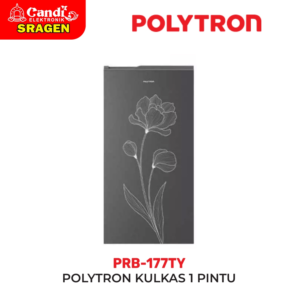 Jual POLYTRON Kulkas 1 Pintu Metallic Series 170 Liter - PRB 177TY ...