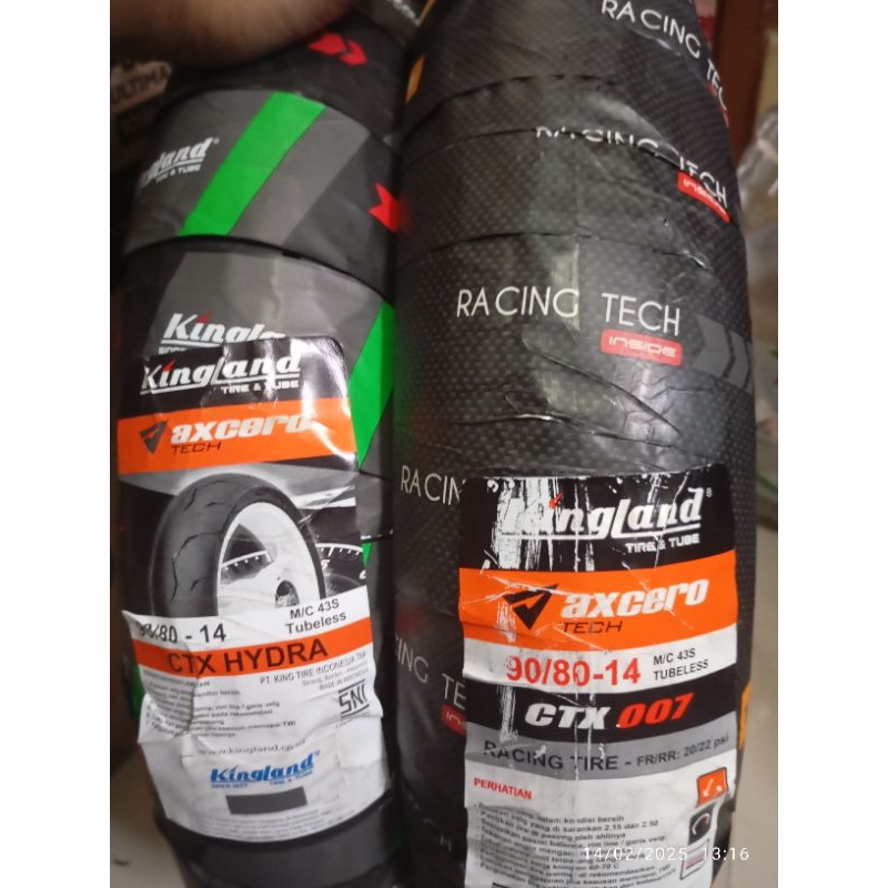 Jual BAN DONAT CTX HYDRA & CTX 007 90/80-14 TUBELESS FREE PENTIL ...