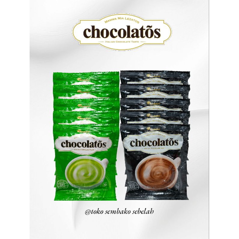 Jual Chocolatos Drink Rasa Coklat Dan Matcha || Kemasan 27gr || 1 ...