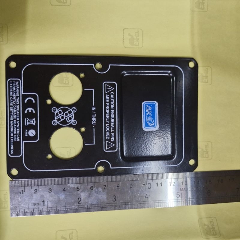 Jual PLAT ALMINI SPICON SPEACON SPIKON 2PIN TERMINAL SPIKON PLAT 9X14.5 ...