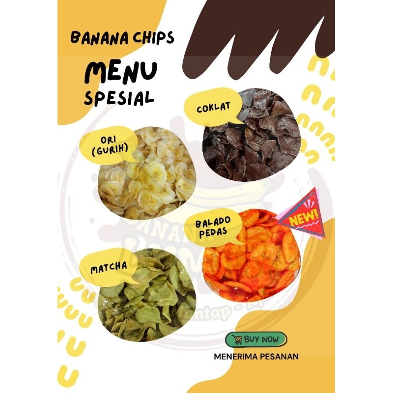 Jual BANANA CHIPS LUMER - keripik pisang | cokelat-matcha-balado ...