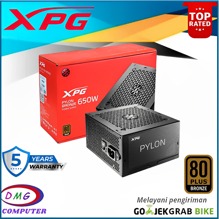Jual PSU Adata XPG Pylon 650 Watt 80+ Bronze | Power Supply 650W ...