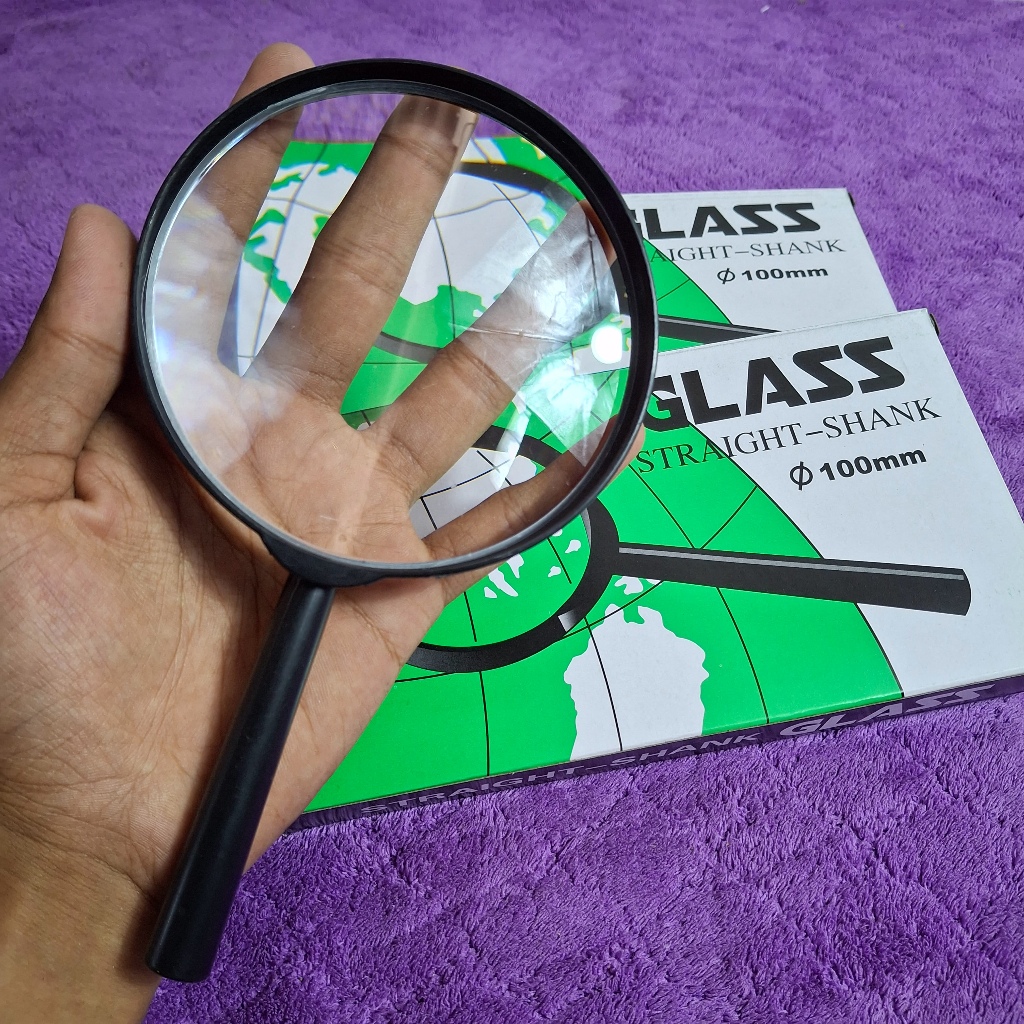 Jual KACA PEMBESAR /Magnifying LUP Glass STRAIGHT - SHANK 100 mm ...