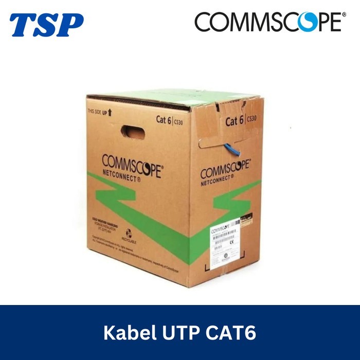 Jual KABEL CAT 6 COMMSCOPE UTP DATA AMP 305M CAT6 | Shopee Indonesia