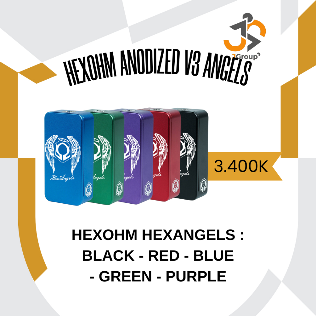 Jual HEXOHM ANODIZED V3 ANGELS EDITION | HEX ANGELS BOX MOD AUTHENTIC ...