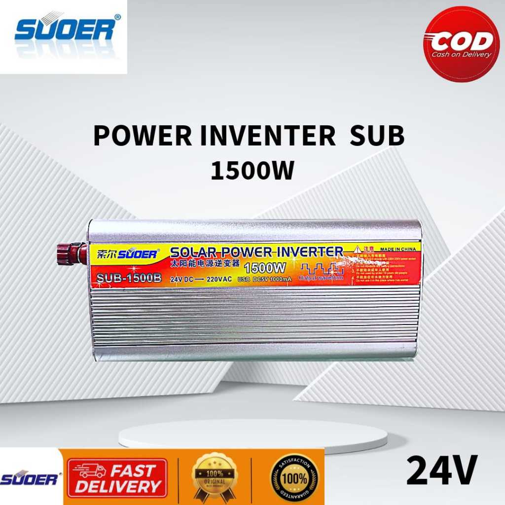 Jual SUOER Inverter SUB-1500BF 24V | Shopee Indonesia