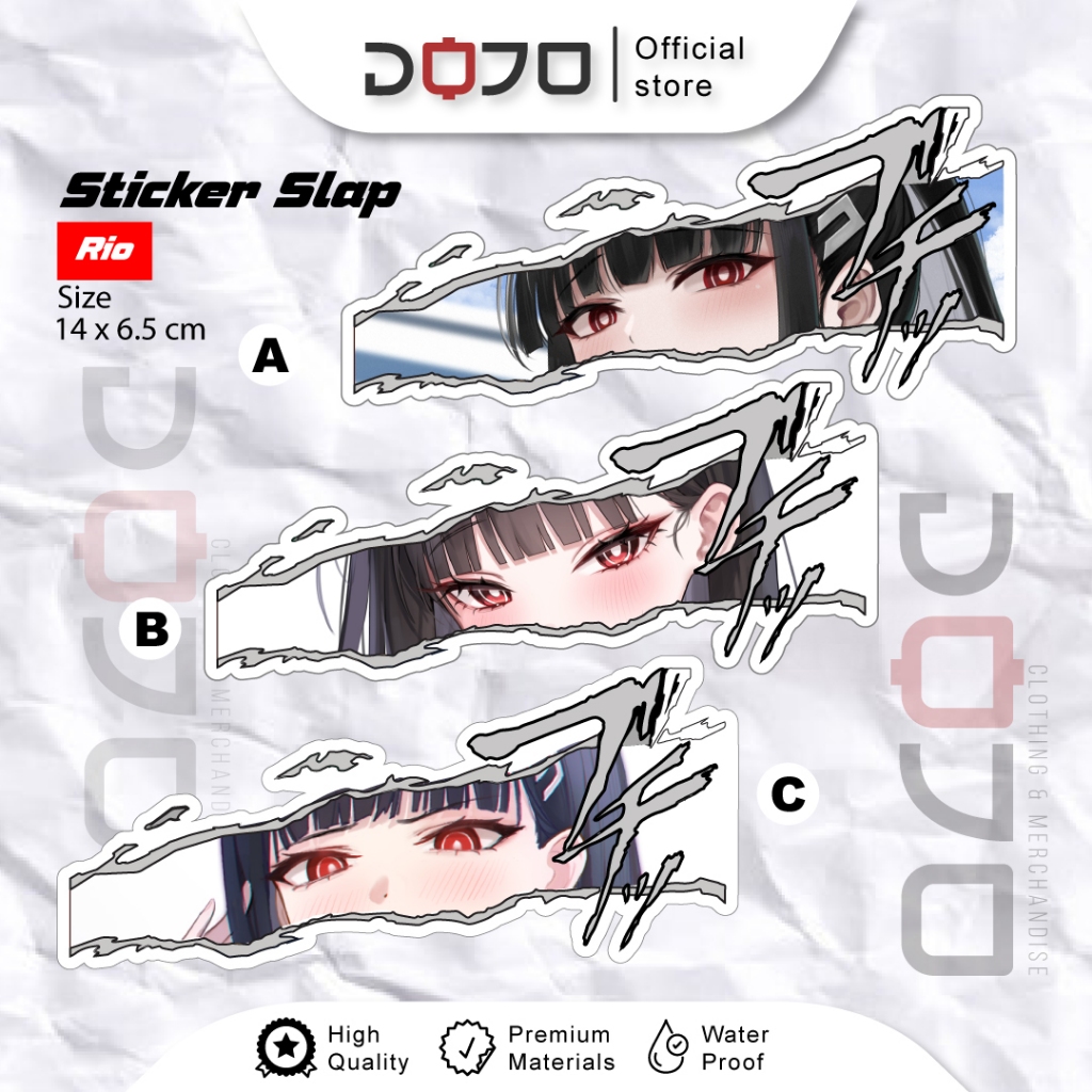 Jual Sticker VINYL Blue Archive Tsukatsuki Rio motor mobil notebook ...