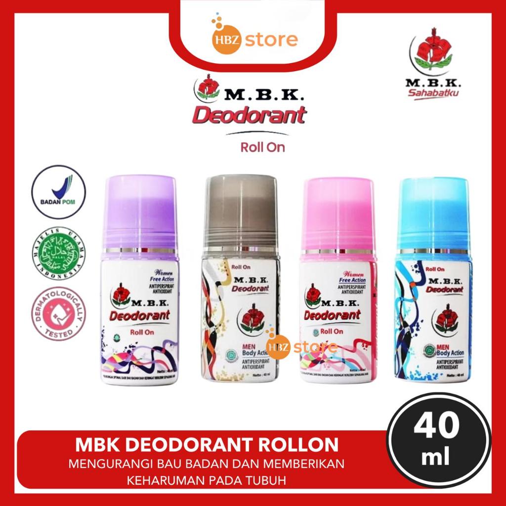 Jual MBK Deodorant Roll On 40ML - M.B.K Mengurangi Bau Badan dan Mengharumkan Tubuh | Shopee ...