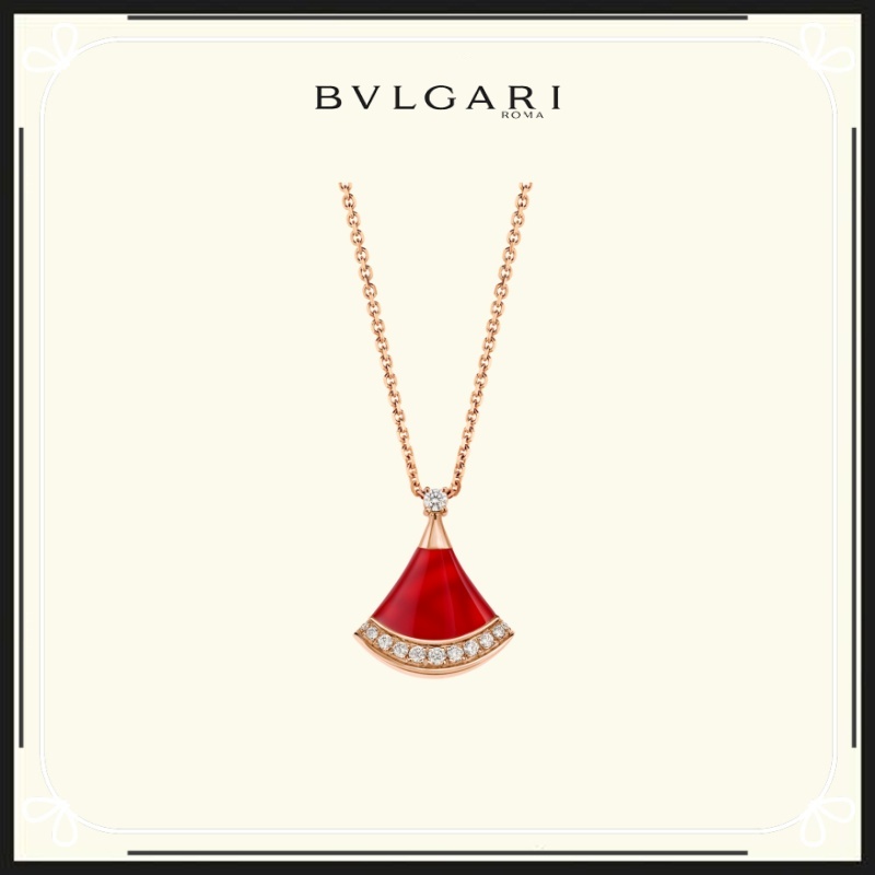 Jual 【100% Original】Bvlgari Kalung liontin wanita berlian cangkang ...