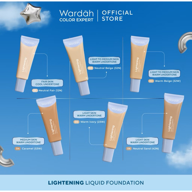 Jual WARDAH Lightening Liquid Foundation 25ml/6ml | Shopee Indonesia