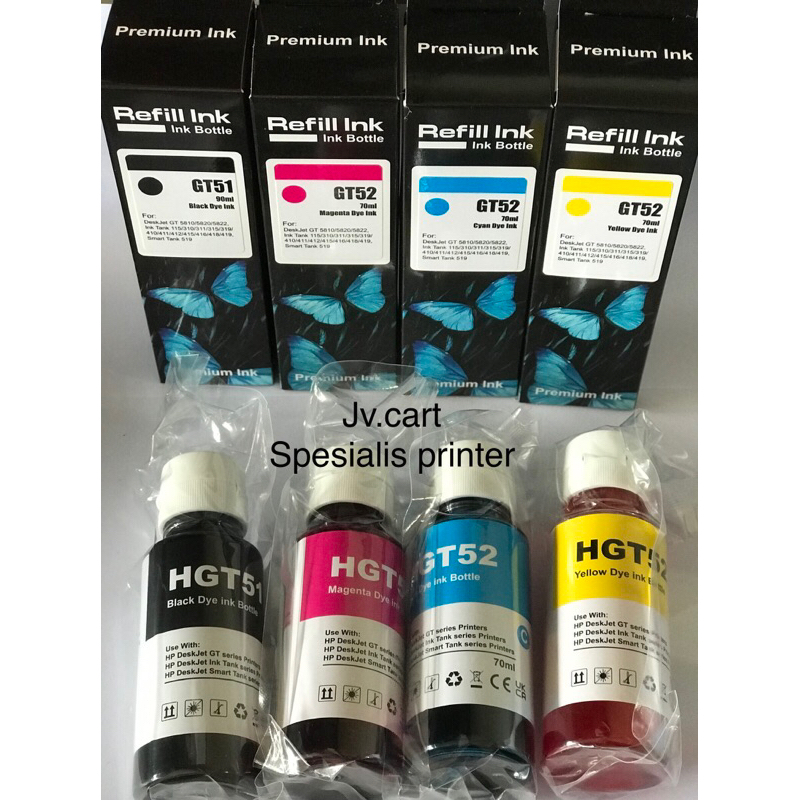 Jual Tinta HP GT51 GT52 premium ink | Shopee Indonesia