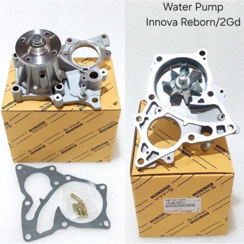 Jual WATER PUMP POMPA AIR TOYOTA INNOVA REBORN FORTUNER VRZ HILUX REVO ...