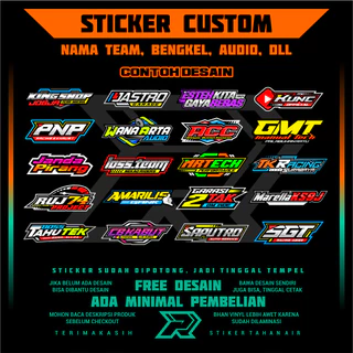 Jual Sticker Nama Terlengkap & Harga Terbaru Oktober 2025 | Shopee ...