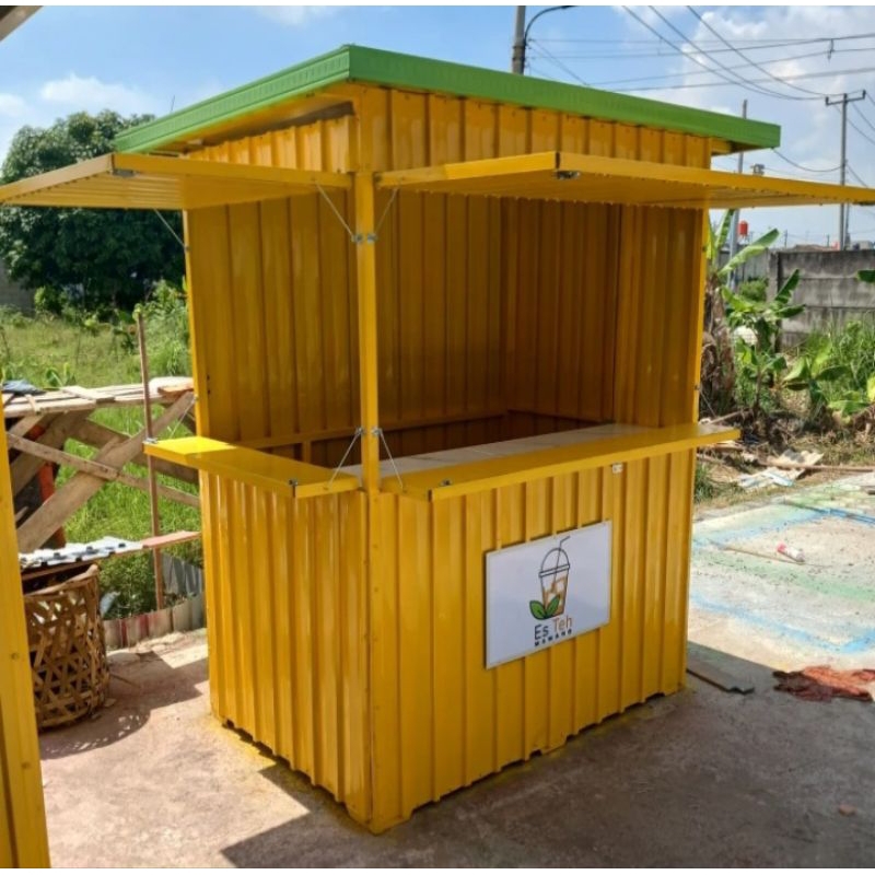 Jual booth counttainer jualan 150x150x200 (ES,SEAFOOD,KULINER,GORENGAN ...