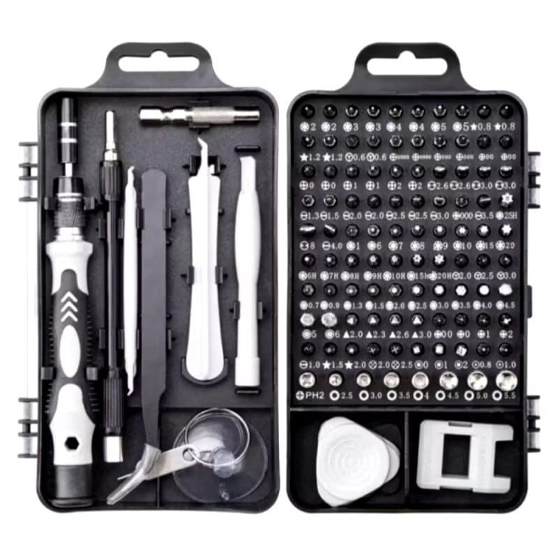 Jual A1 Obeng HP Set Multifungsi 115 in 1 Kunci Set Service Reparasi Hp Fullshet | Shopee Indonesia
