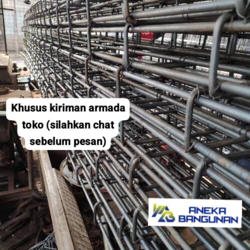 Jual Kolom Besi 10 mm / Sloof / Tiang Besi Jadi SNI | Shopee Indonesia