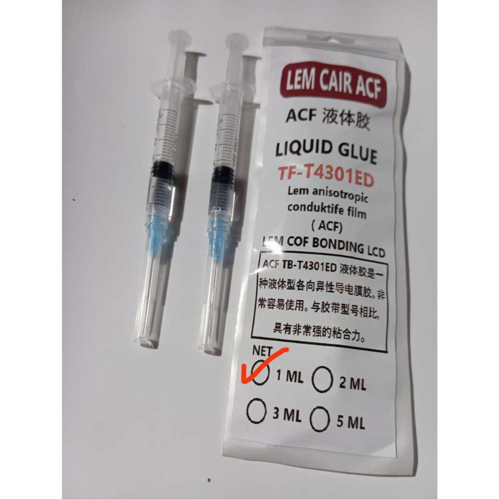 Jual lem cair acf tf 4301atau lem acf cof bonding kabel cof t con cof ...