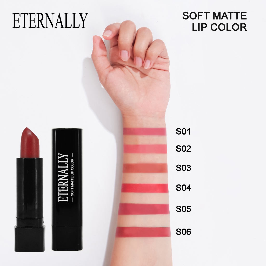 Jual [ Velvet Soft Effect ] ETERNALLY Soft Matte Lip Color (New Formula ...