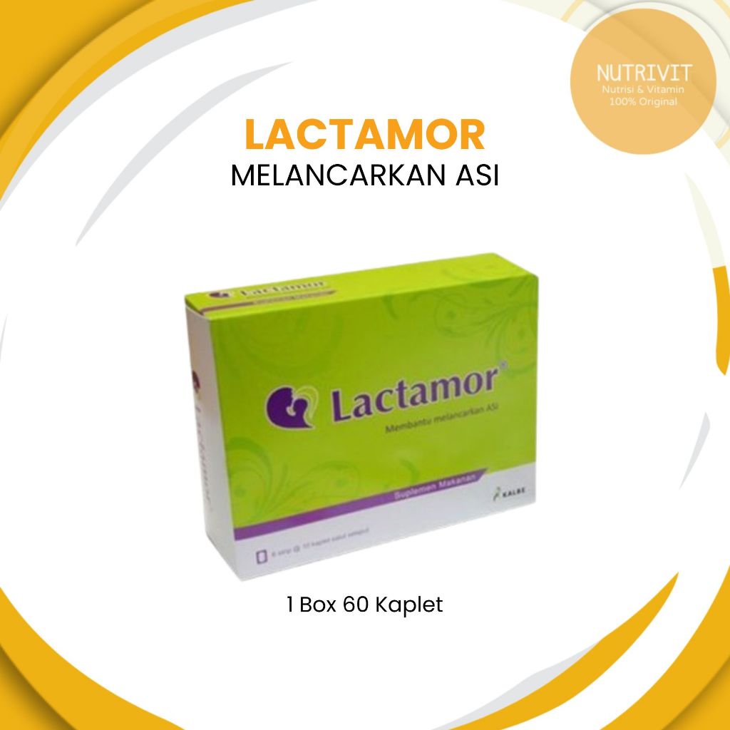 Jual LACTAMOR Tab 1 Strip 10's / 1 Box 30's - Suplemen pelancar ASI ...