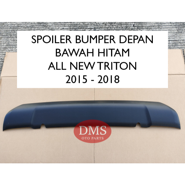 Jual SPOILER BUMPER DEPAN BAWAH TRITON 2015 - 2018 HITAM | Shopee Indonesia