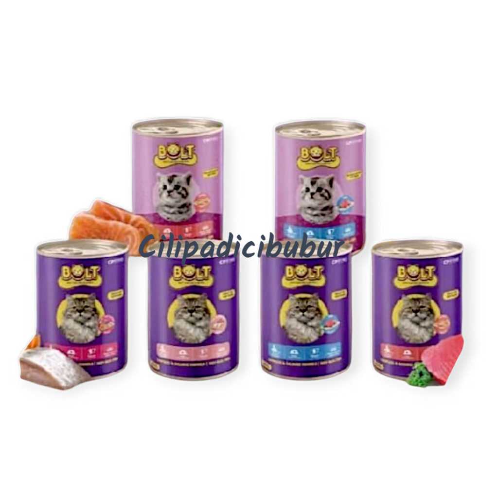 Jual Bolt Kaleng 400gr Makanan Basah Kucing Wet Food | Shopee Indonesia