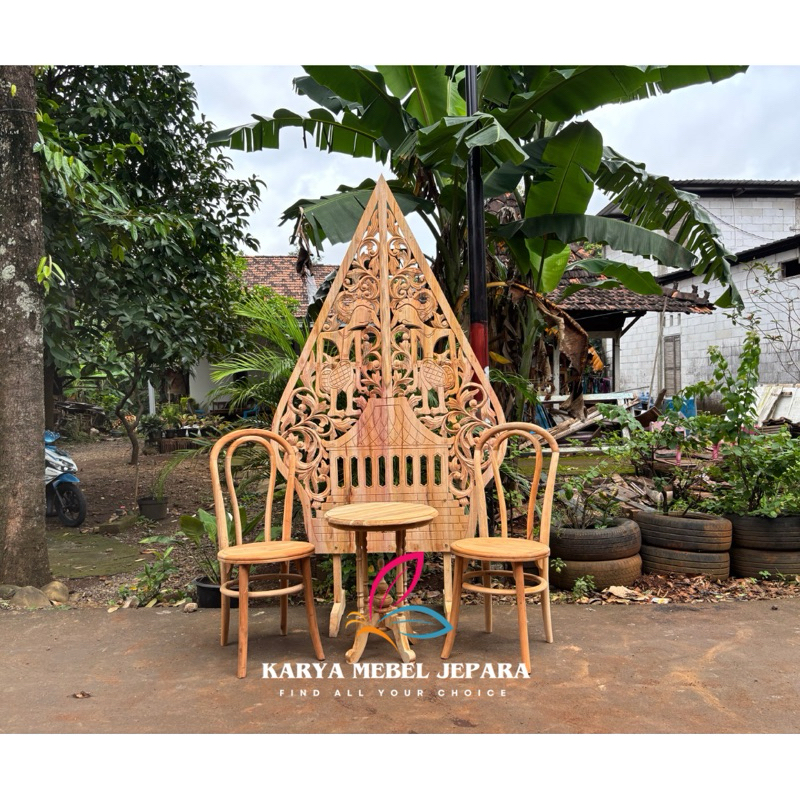 Jual [PAKET STUDIO FOTO PREWED] WAYANG KELIR BESAR, KURSI RAKET & MEJA ...