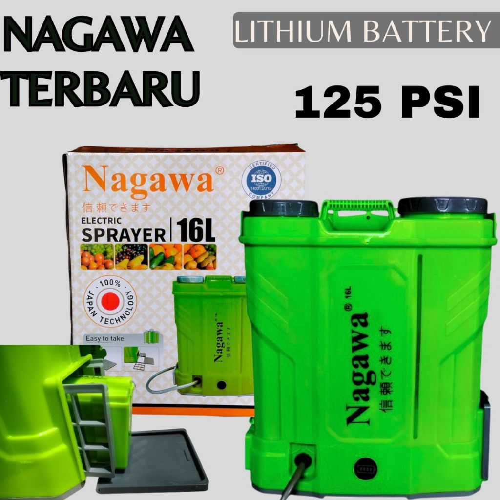 Jual Tangki Semprot Sprayer Elektrik Yokohama / Nagawa 16 Liter Free ...