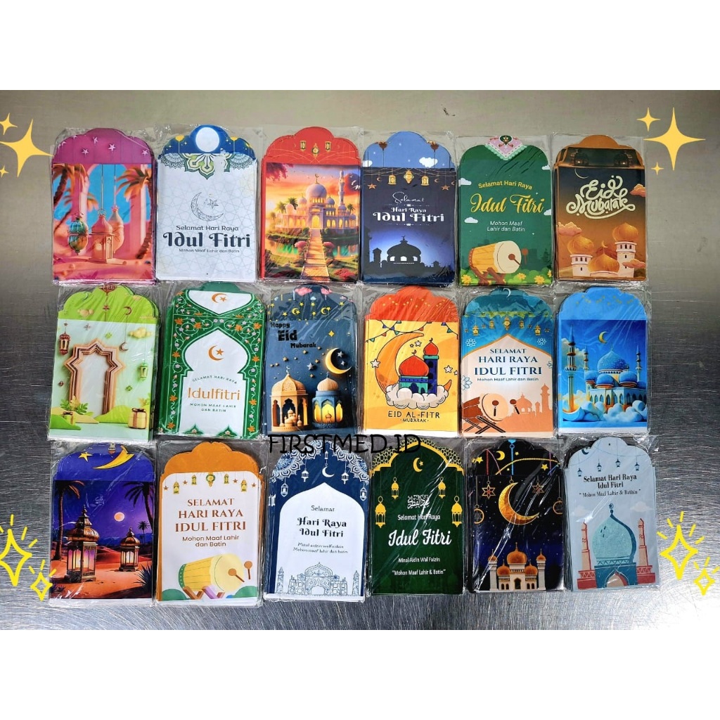 Jual AMPLOP LEBARAN IDUL FITRI ISI 10 PCS ANGPAO HARI RAYA ANGPAU ...