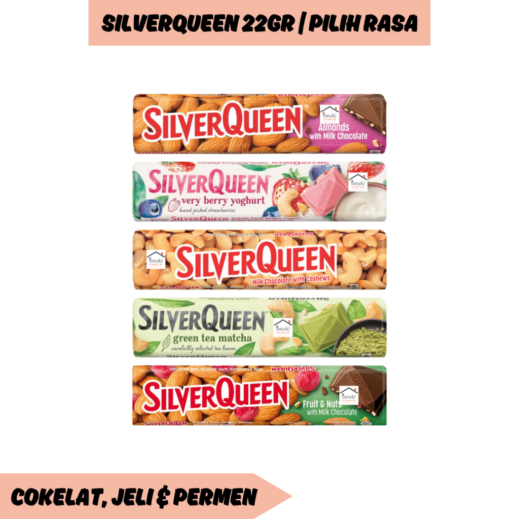Jual Silver Queen Kemasan Kecil Berbagai Varian Pilih Rasa | Shopee ...