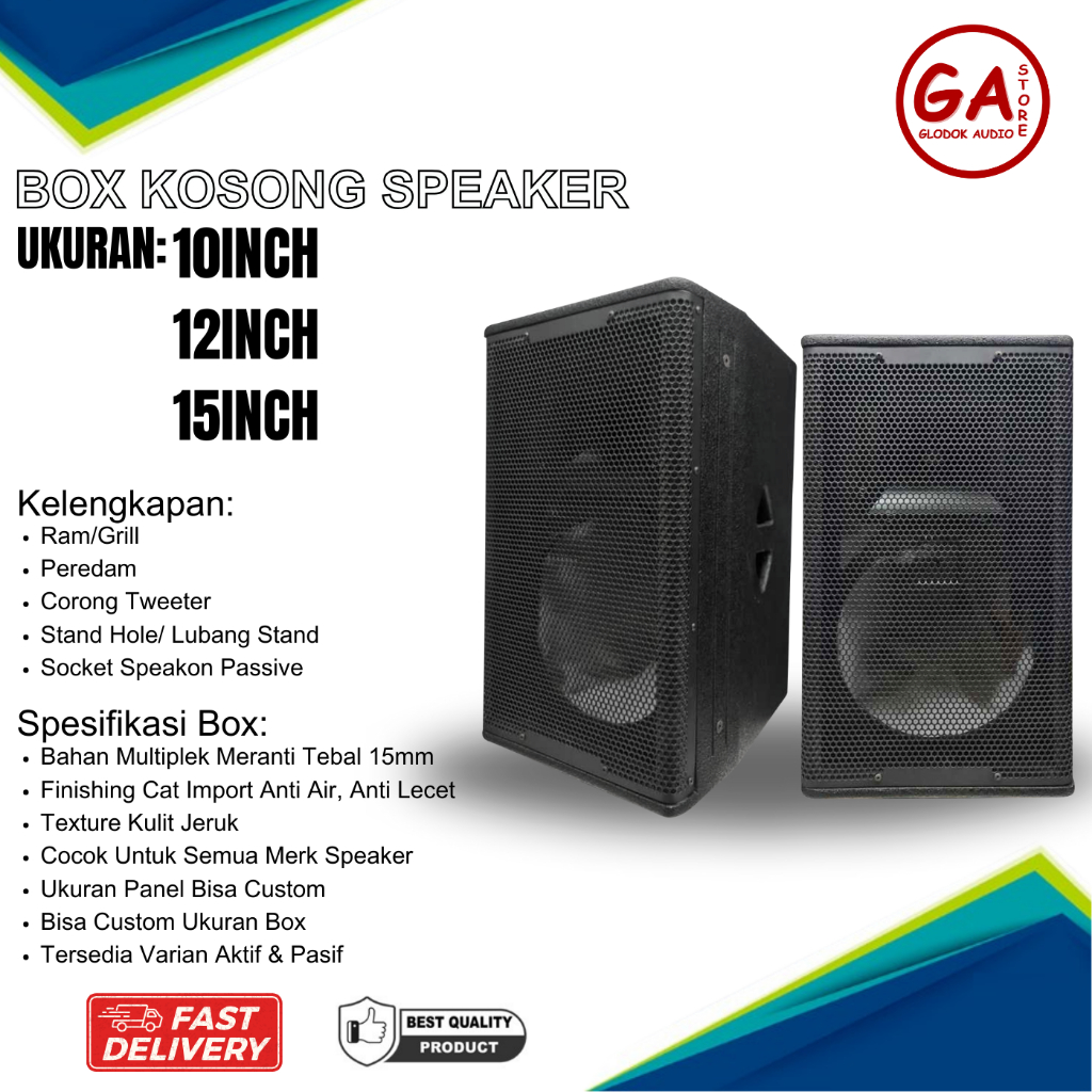 Jual Box Kosong Fullrange Type cx - Box Kosong Kyu Full Triplek 10 ...