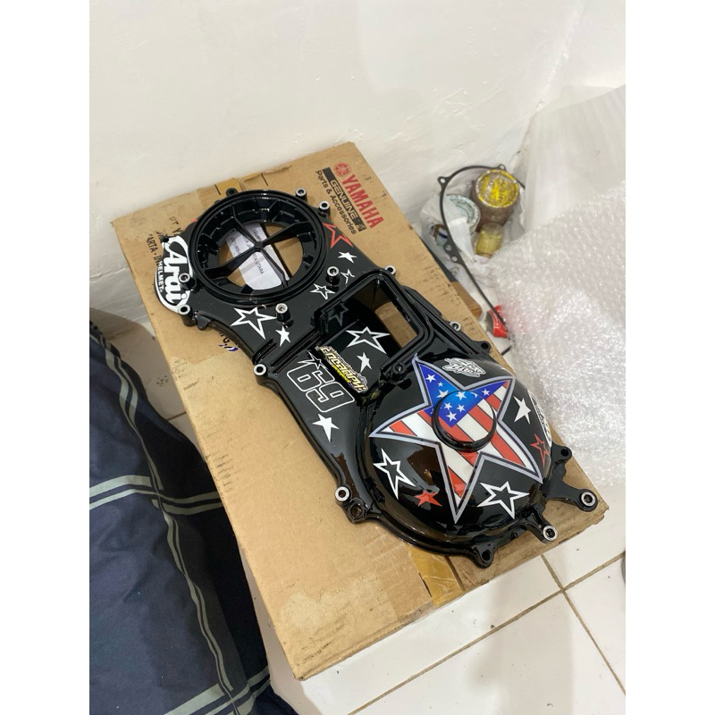 Jual BAK CVT AEROX NEW LAPIS DECAL STICKER MOTIF BINTANG CAPTAIN AMERICA | Shopee Indonesia