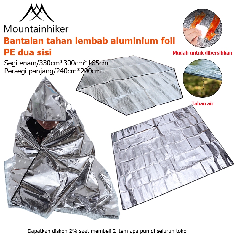 Jual Mountainhiker Matras Camping 240x200 Alumunium Foil Lipat Murah ...