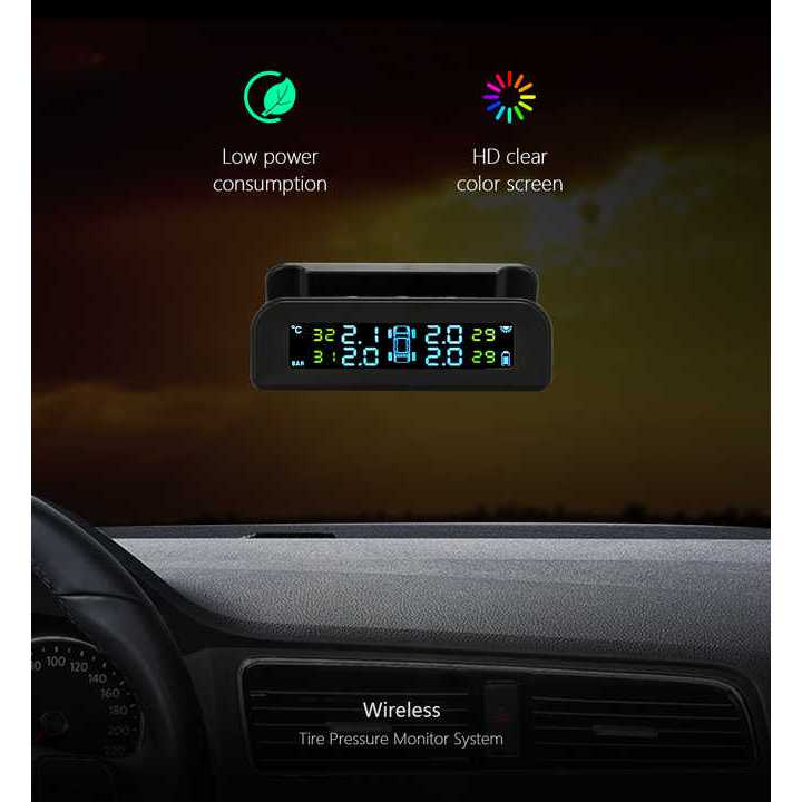 Jual TPMS Digital Car Sensor Tire Pressure Alat Ukur Tekanan Angin Ban ...