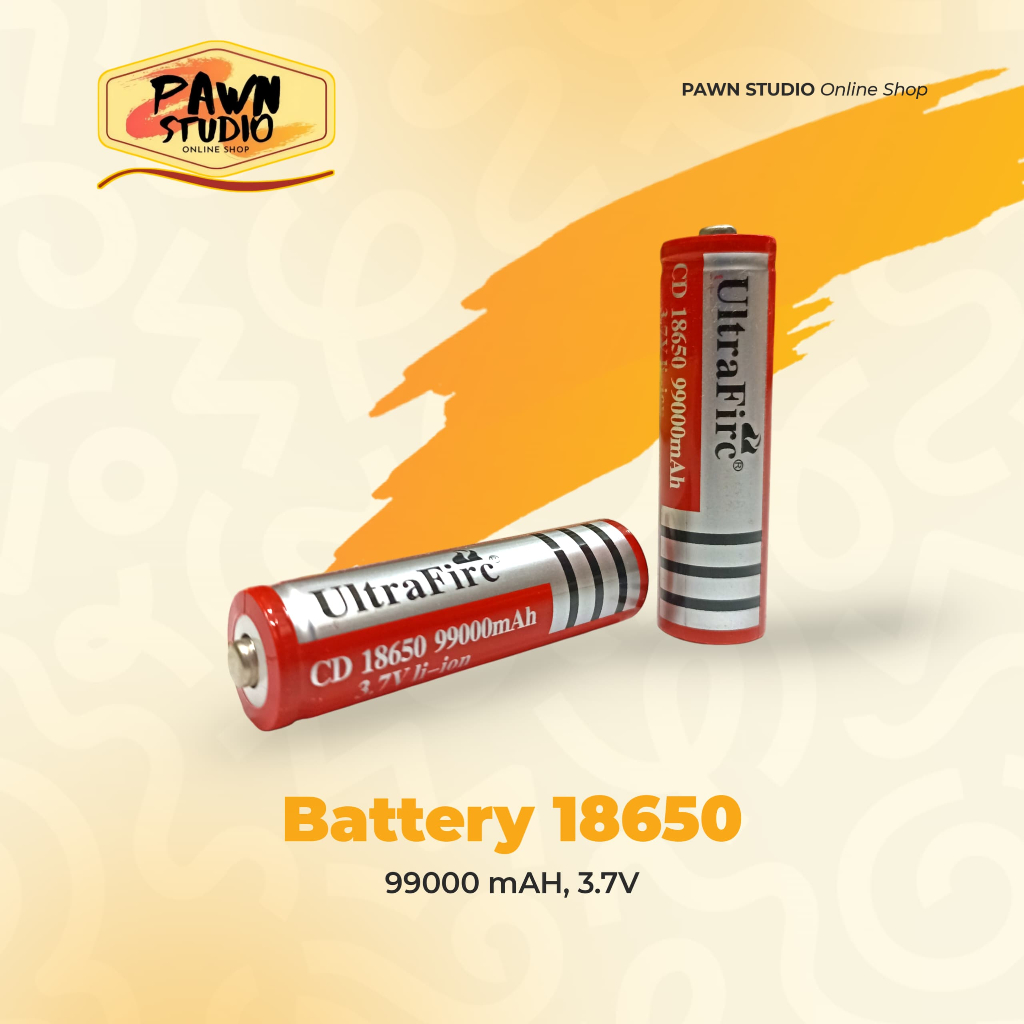Jual Battery Baterai Batre Ultrafire 18650 99000mAH 3,7V Li-Ion / Batre ...