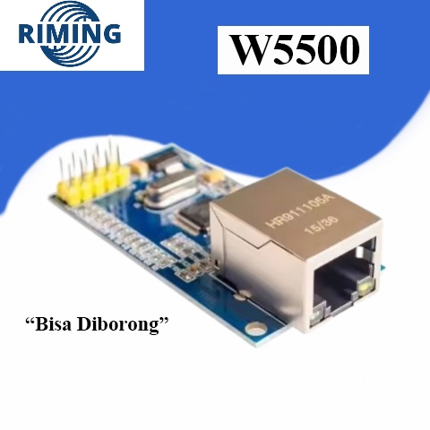 Jual W5500 ETHERNET NETWORK MODULE HARDWARE TCP / IP 51 / STM32 | Shopee Indonesia