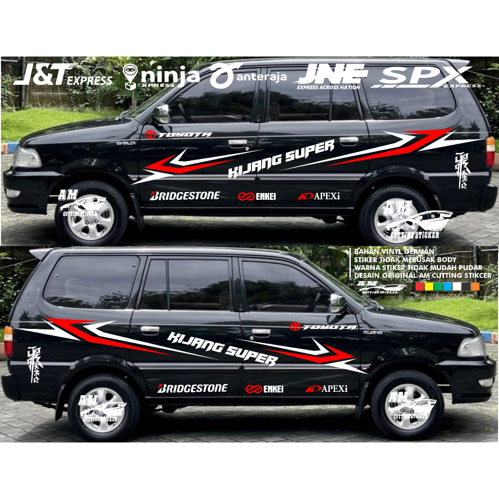 Jual Stiker Mobil Kijang Super Stiker Body Kijang Super Stiker Kijang ...