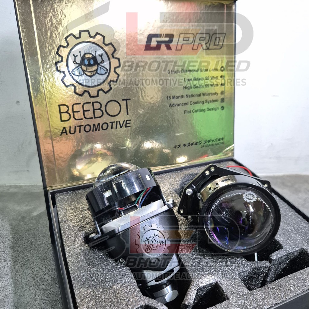 Jual BILED BEEBOT GR PRO GENERASI TERBARU 60/70W 3 INCH / PROJIE BEEBOT ...