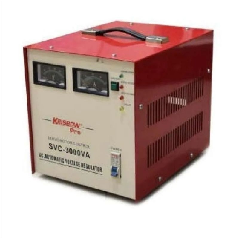 Jual Krisbow Stavolt Stabilizer Tegangan Listrik 3000VA / 3KVA | Shopee Indonesia