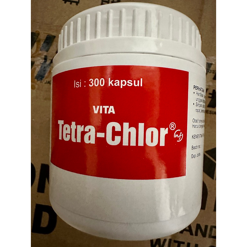 Jual VITA TETRA CHLOR 300 KAPSUL (1 POT) - Tetra Chlor Ayam Medion Obat ...