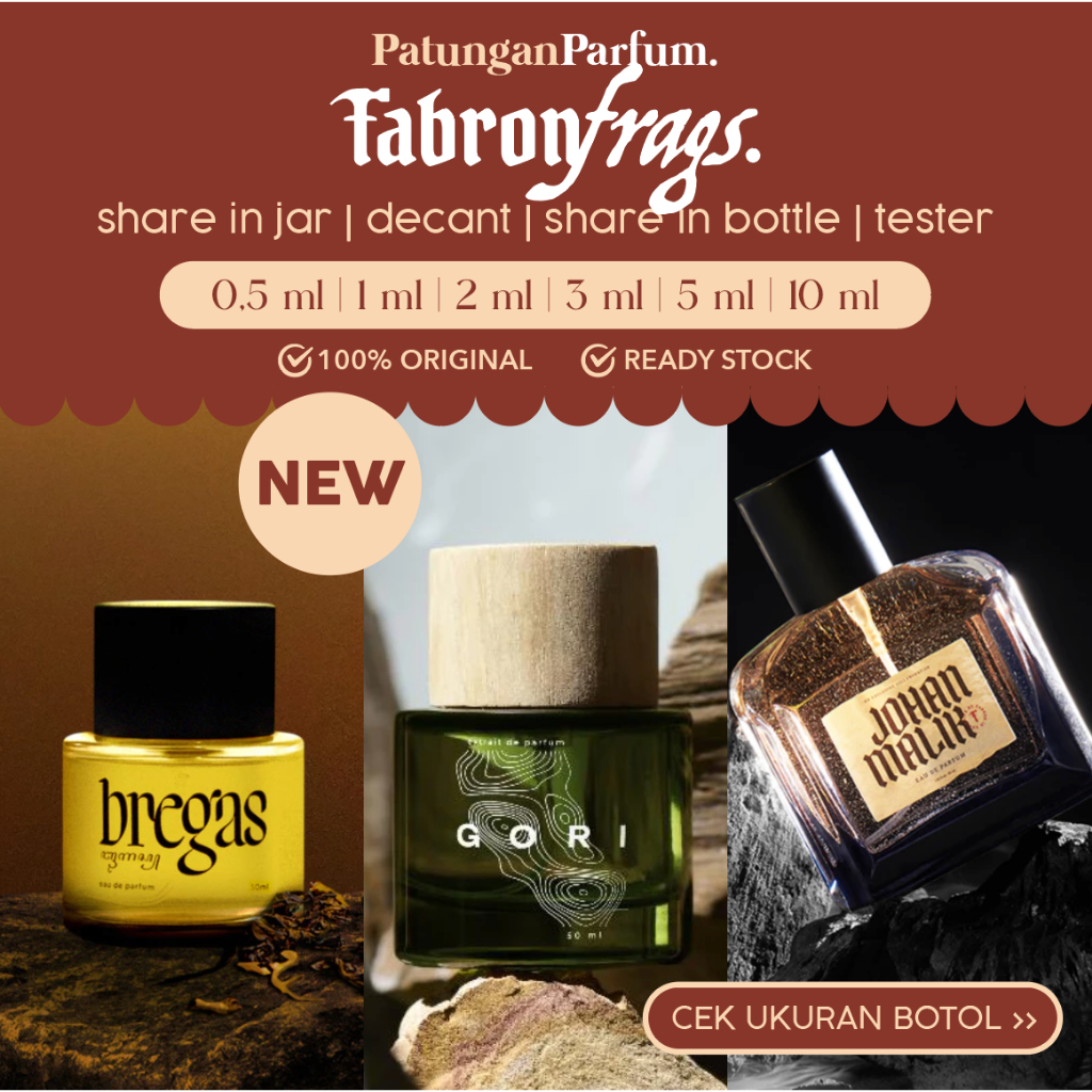 Jual Decant Fabron - GORI NUMA Pleasure of Jo Bregas Johan Malik ...
