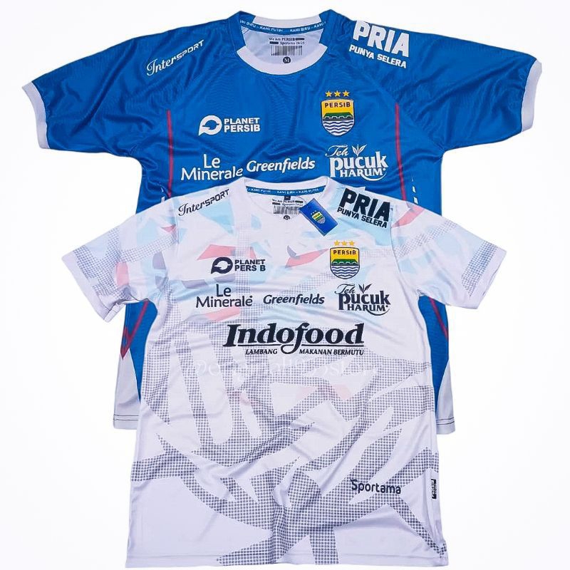 Jual Baju Jersey Bola Persib Bandung Terbaru 2024 2025 Grade Ori Logo ...