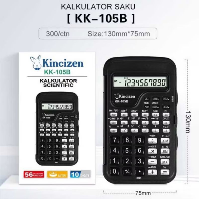 Jual kalkulator kincizen KK 105B calculator dagang mini 10 digit ...