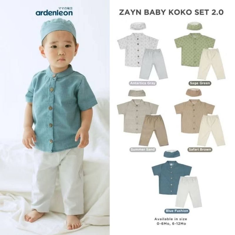 Jual ARDENLEON ZAYN BABY KOKO SET (SETELAN KOKO ANAK LAKI-LAKI ...